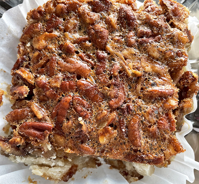 Pecan sticky heaven that makes your fingers worth licking&mdash;a Southern classic elevated to art form status.