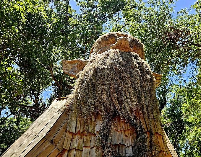 Look closely at the craftsmanship &ndash; this isn't just a sculpture, it's a character with stories to tell.