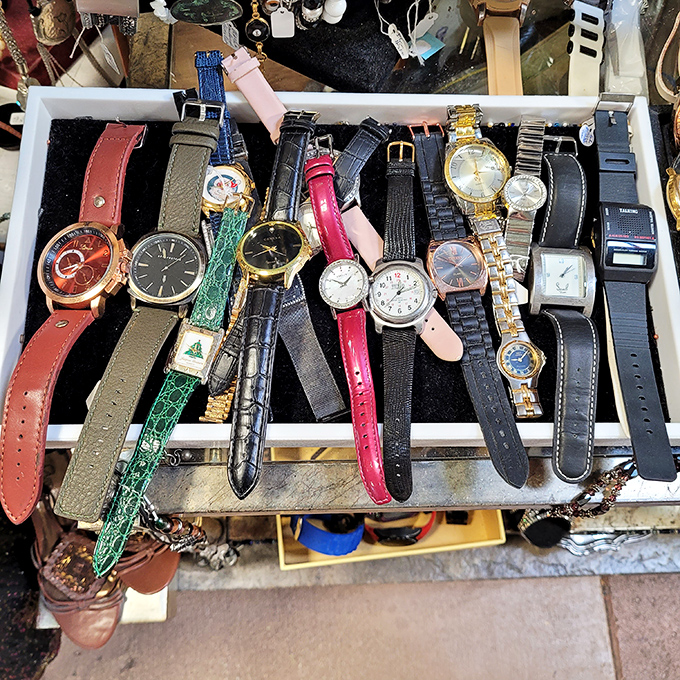 A collection of watches that measured moments long before screen time meant staring at your phone – actual time pieces with personality.