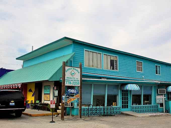 Colorful island architecture that proves beach towns don't need to be boring, just breezy and bright.