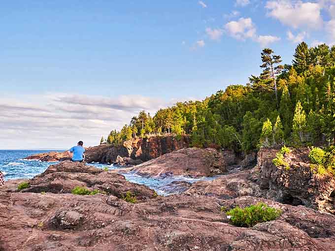 The ancient volcanic formations at Black Rocks create nature's perfect diving platform &ndash; just add courage and subtract common sense.