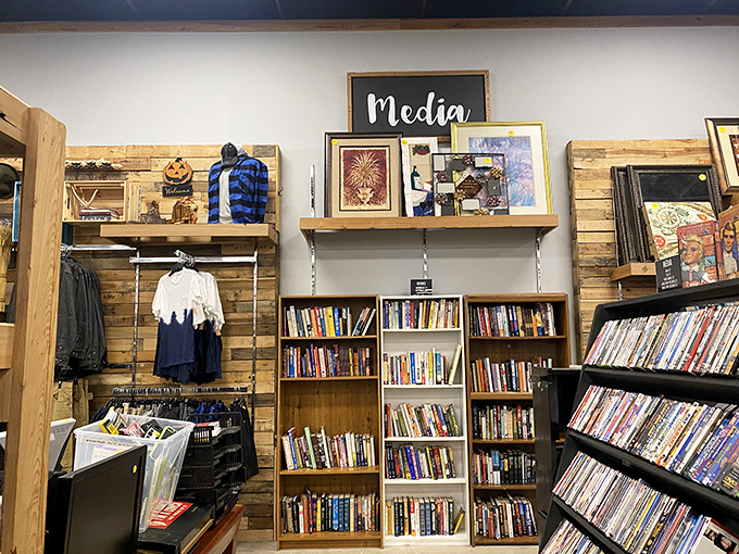 The media section offers literary adventures at pocket-change prices&mdash;proof that good stories deserve second chances too.