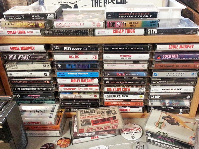 From AC/DC to Johnny Mathis, these cassette tapes represent the soundtrack of road trips past, complete with pencil-rewinding memories.