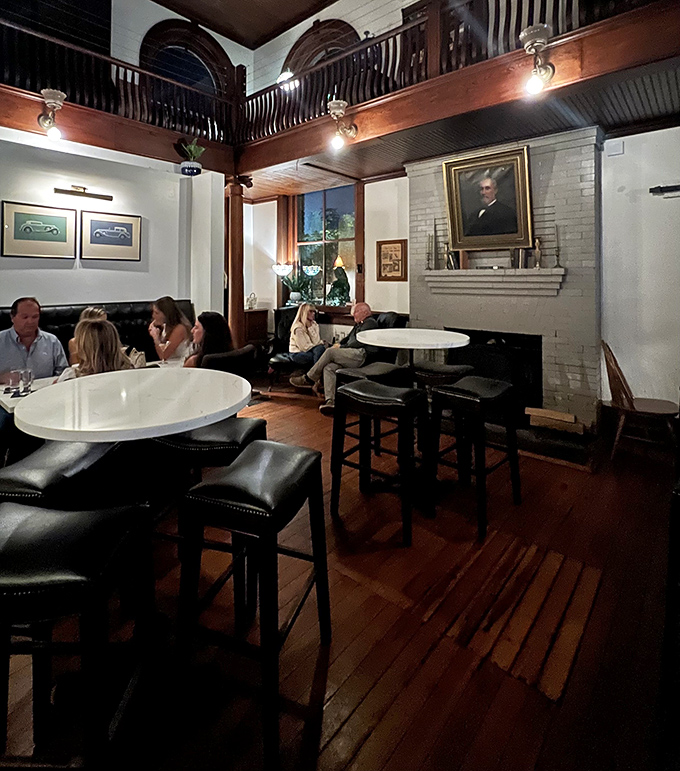 Gathering place: The intimate seating arrangements invite conversation and connection, making strangers into friends over shared sips and stories.