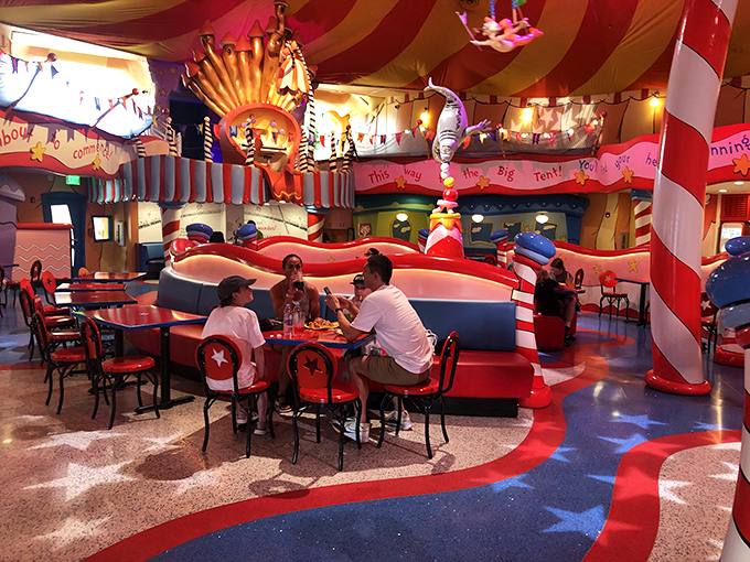 Even the most jaded adults can't help but grin as they're transported to a world where lunch comes with a side of childlike wonder.