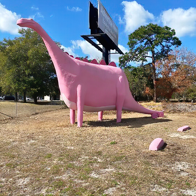 Florida's famous pink dinosaur offers a splash of whimsy in an increasingly homogenized travel landscape.
