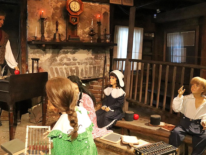 These silent students never fidget, pass notes, or ask for bathroom breaks &ndash; they've been model pupils for decades in this preserved classroom.