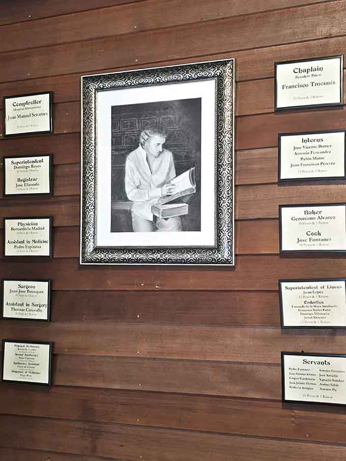 The hospital's organizational structure displayed – from physicians to servants, everyone had their place in this medical hierarchy.