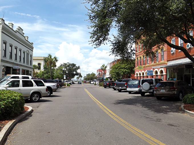 Centre Street's perfect parking spots – where your car waits patiently while you discover shops that big-box America forgot existed.