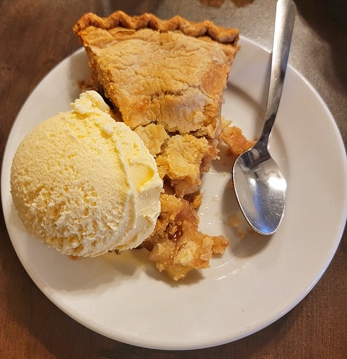 Apple pie that makes you understand why people used to cool these things on windowsills &ndash; it's worth climbing through a window for.
