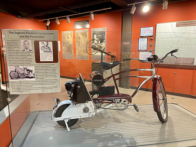 The Saginaw Powerbike represents every inventor's dream of making life easier, even if not every innovation makes it past prototype stage.