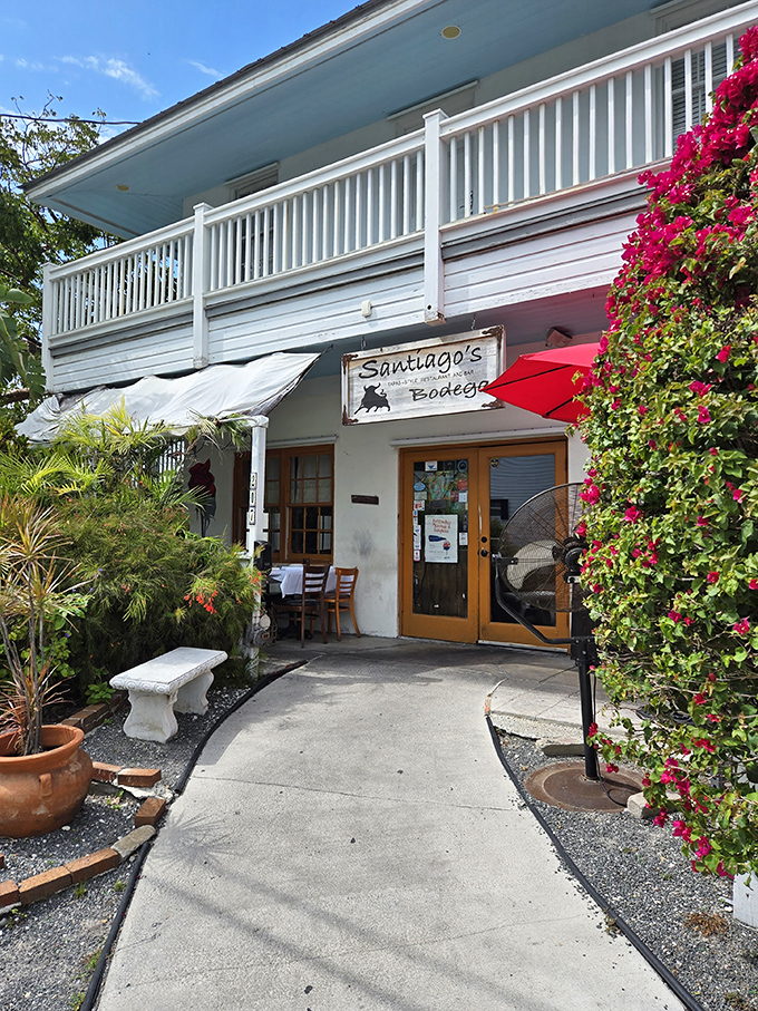 Santiago's Bodega's unassuming entrance leads to a tapas wonderland where small plates deliver big flavors in an intimate setting.