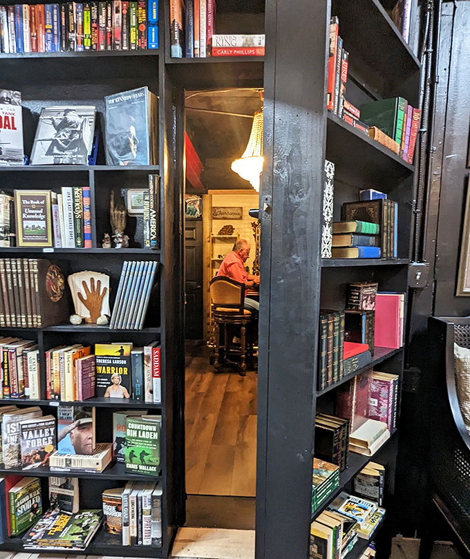 The moment of revelation&mdash;a bookshelf swings open to reveal the promised land of libations. Literary magic isn't just in the pages.
