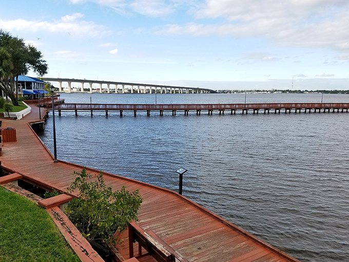 Stuart's Riverwalk boardwalk offers front-row seats to nature's daily performance along the St. Lucie River.