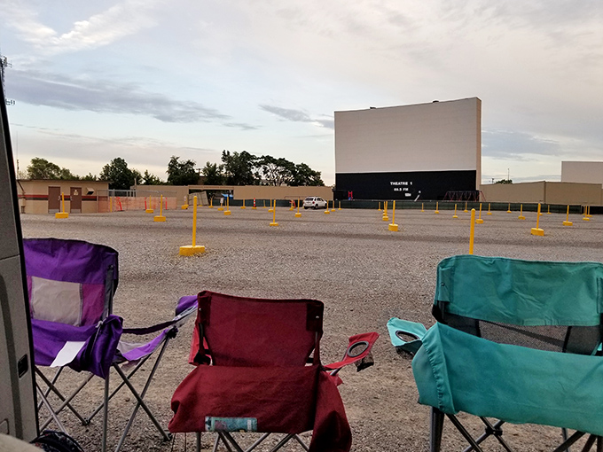 Some folks bring camping chairs and turn their parking spot into a tailgate party, because why should your car have all the fun?