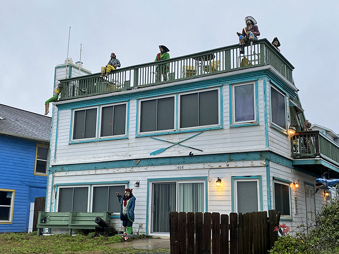 A closer look reveals the impressive craftsmanship, with each buccaneer sporting details that would make any ship's figurehead jealous.