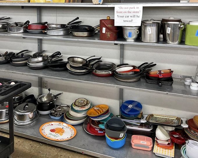 The Florida sunshine welcomes exhausted but triumphant shoppers, their cars about to be filled with more treasures than they initially planned.