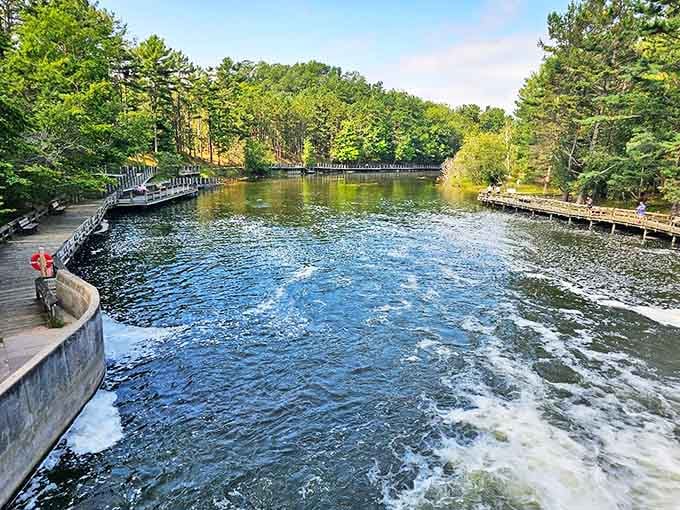 Hamlin Dam's cascading waters create nature's white noise machine &ndash; the kind you can't download or plug in.