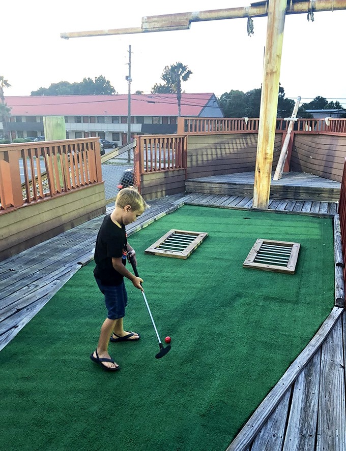 9. mini golf