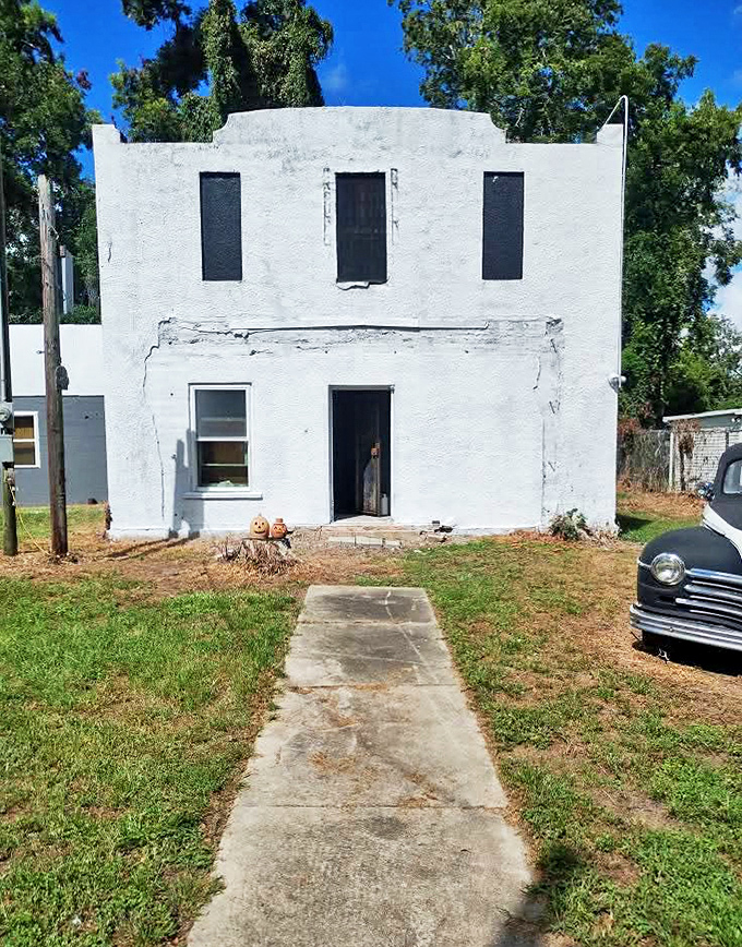 Freshly painted and preserved, this side of the historic jail shows the ongoing efforts to maintain this piece of Florida's criminal justice history.