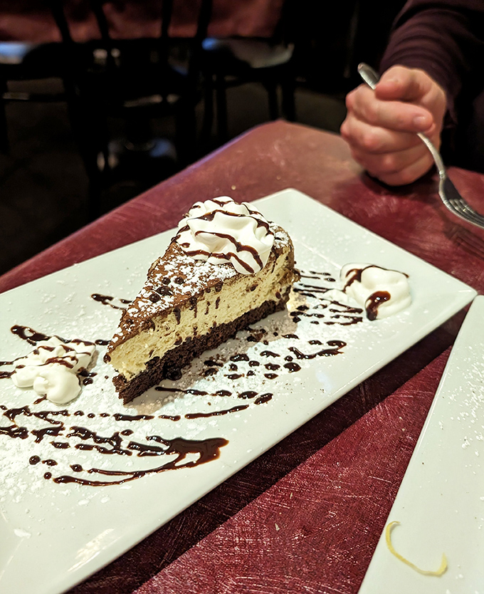 Tiramisu: Coffee-soaked ladyfingers and mascarpone cream create a dessert so light you'll convince yourself it's practically floating off the plate.