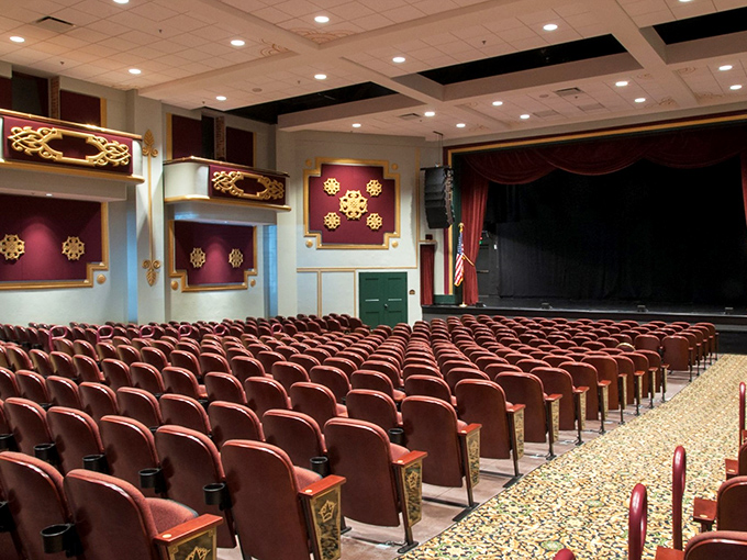From this vantage point, you can almost imagine the captain's ghost, watching from the shadows as another performance unfolds.