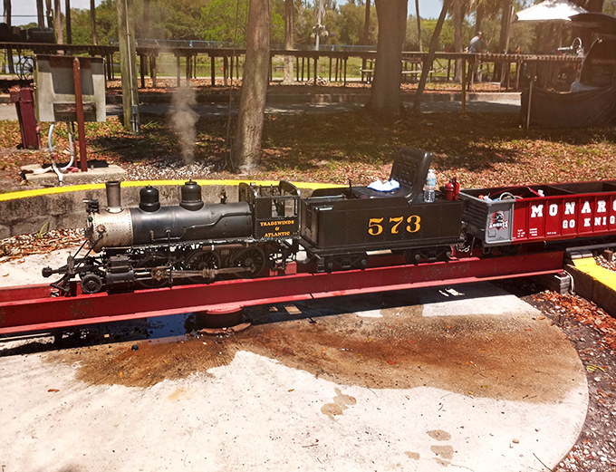 Miniature marvels await at the Tradewinds & Atlantic Railroad, where these perfectly scaled trains delight the young and young-at-heart.