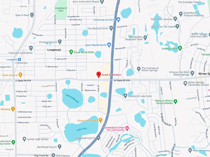 Acme Superstore 10 map