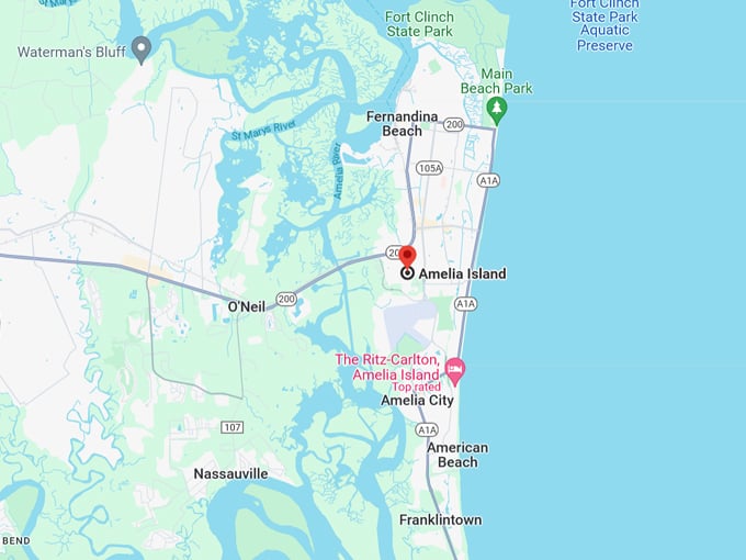 amelia island 10 map