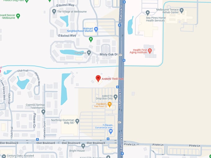 Andretti Thrill Park 10 map