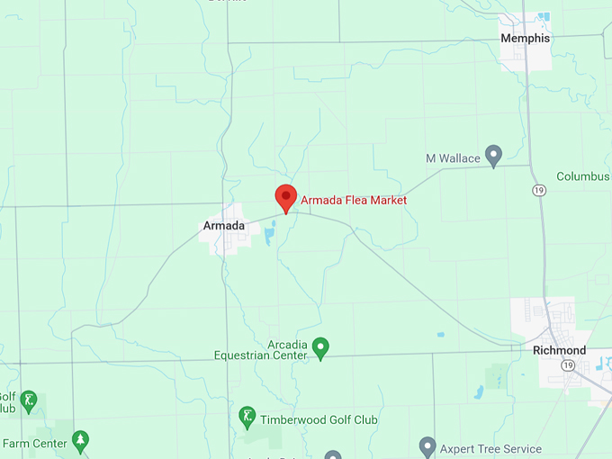 Armada Flea Market 10 Map