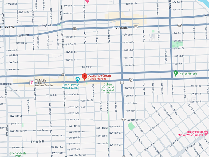 Azucar Ice Cream 10 map