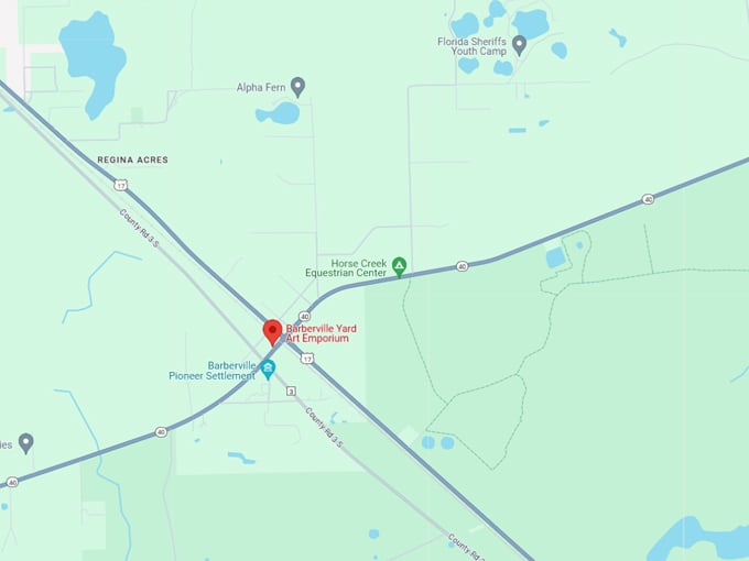 barberville yard art emporium 10 map