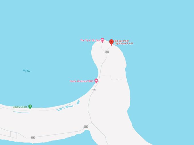 Big Bay Point Lighthouse Bed & Breakfast10 map