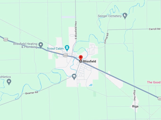 Blissfield 10 Map