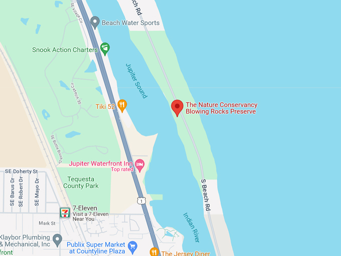 blowing rocks preserve 10 map