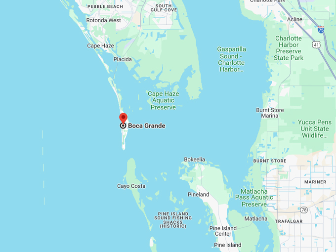 boca grande 10 map