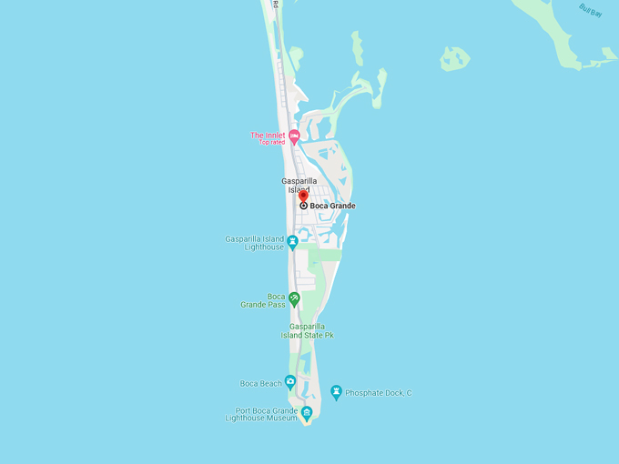 boca grande 10 map