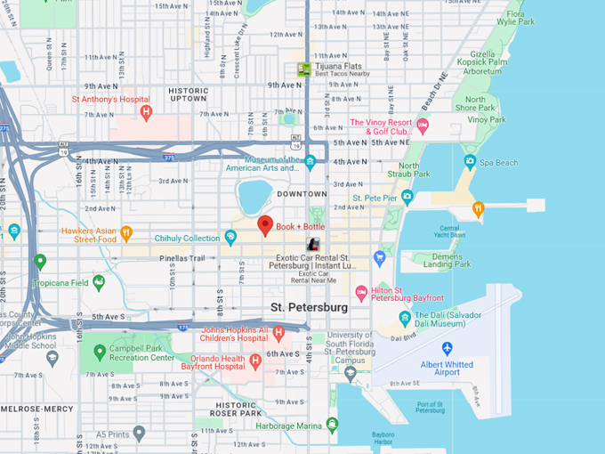 Book + Bottle 10 map