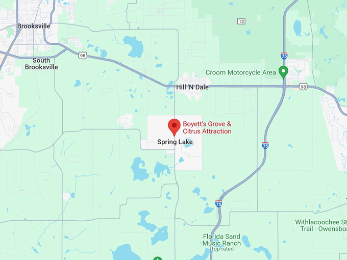 boyetts grove citrus attraction 10 map
