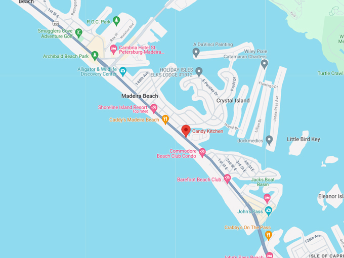 candy kitchen 10 map