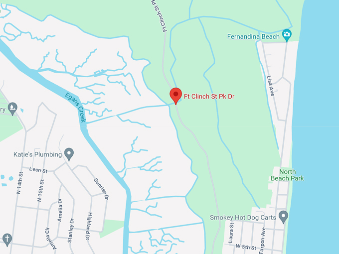 canopy road of amelia island 10 map