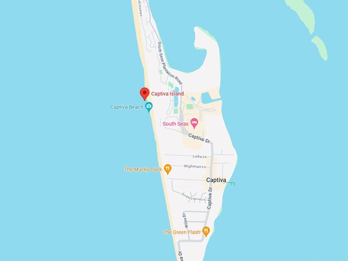 captiva island 10 map