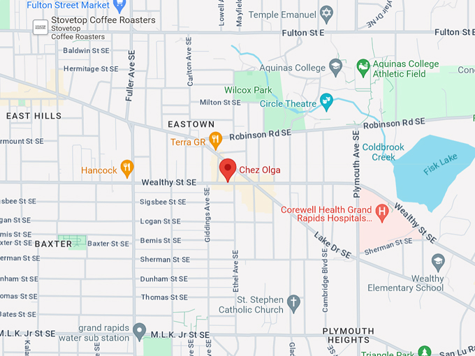 Chez Olga LLC 10 Map