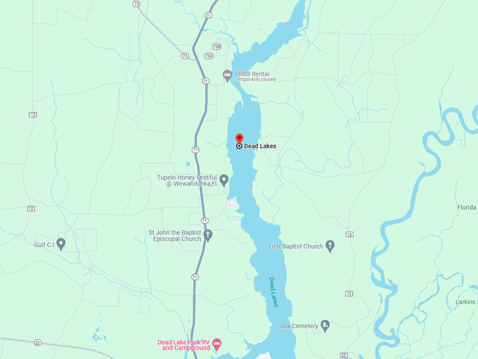 dead lakes 10 map