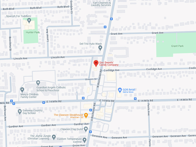 Doc Sweets' Candy Company, LLC 10 map