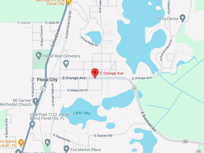 east orange avenue 10 map