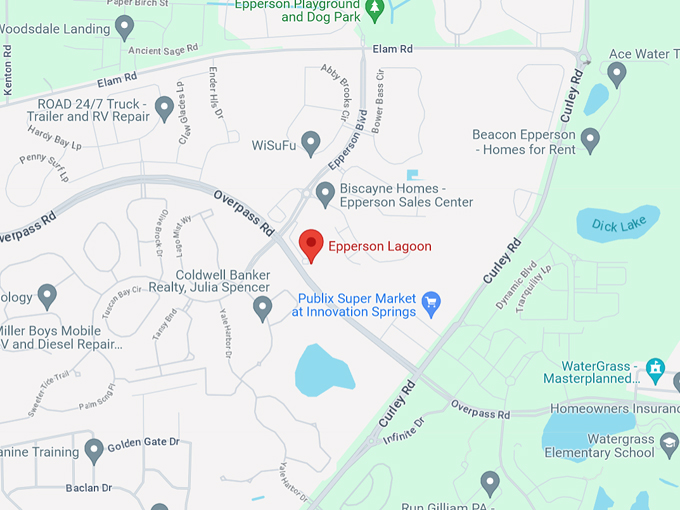 Epperson Lagoon 10 map