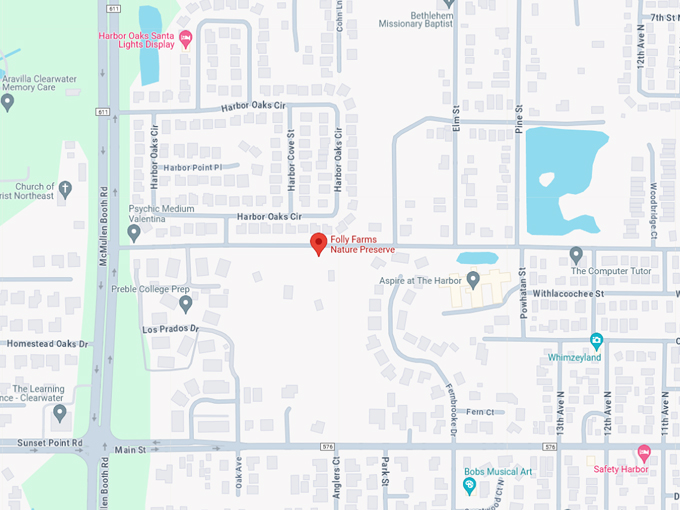 folly farms nature preserve map