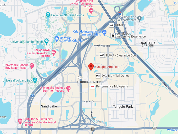 Fun Spot America 10 map